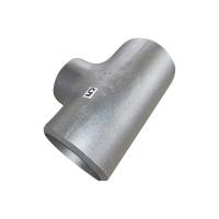 China Stainless Steel Butt Weld Unequal Tee 4 inch SCH10s 316L Sanitary Pipe Fitting for sale