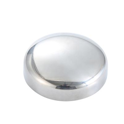 China Stainless Steel Pipe End Cap Butt Weld 2 Inch SCH30 A403 WP316 Round Tube Fitting for sale