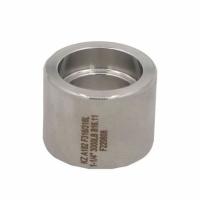 China 3000LB 6000LB NPT Stainless Steel Forged Coupling Socket Weld Pipe Fittings 1/2 to 6 Inch for sale