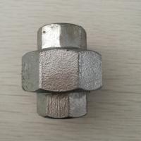 China Stainless Steel 304 Threaded Pipe Union Forged Pipe Fitting ASTM 1/2 to 4 Inch for sale