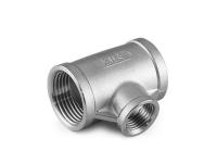 China Threaded Stainless Steel Tee 3000 Psi 1000°F High Pressure Welded Connector for sale