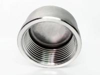 China Stainless Steel 304 Threaded End Cap 6 Inch SCH10 Forged Pipe Fitting for sale