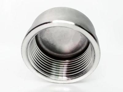 China Stainless Steel 304 Threaded End Cap 6 Inch SCH10 Forged Pipe Fitting for sale