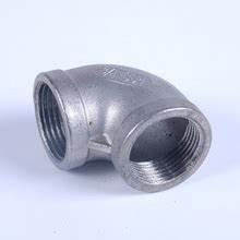 China Stainless Steel 90 Degree Elbow 2 Inch Female Threaded SS304 SS316 Forged Pipe Fitting for sale