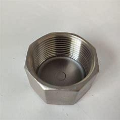 China SS304 Pipe Cap 1/2 Inch BSP Female Thread Stainless Steel Hex End Cap for sale