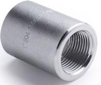 China Stainless Steel Class 3000 NPT Forged Pipe Fittings Threaded Coupling 304 1/2 inch for sale