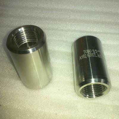 China Forged Pipe Fittings A312 TP317L Threaded Full Coupling Female 1/2-6 Inch Class3000 for sale