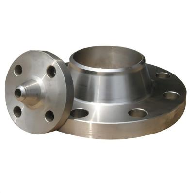 China Stainless Steel Weld Neck Flange 150lb 3000lb Customized Forged Fittings SS WN Flange 1 inch for sale