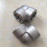 China Socket Welded Elbow 90 Degree Stainless Steel 304 316L Forged Pipe Fittings 1/2 to 8 Inch for sale