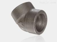 China Forged Stainless Steel Socket Welding 45 Degree Elbow 1/2-2 Inch High Pressure Pipe Fitting SS304 for sale