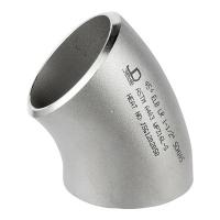 China Stainless Steel 45 Degree Buttweld Elbow 304/316 Forged High Pressure Pipe Fitting 1.5D for sale