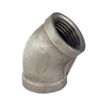 China Stainless Steel 4 Inch SCH30 45 Degree Elbow 304 316 Female Threaded Forged Pipe Fitting for sale
