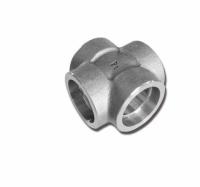 China Stainless Steel 304/316 Socket Weld Cross Forged Socket Welding Pipe Fitting for sale