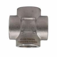China Stainless Steel 304/316 Socket Weld Cross Forged Socket Welding Pipe Fitting for sale