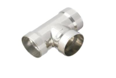 China 316 Stainless Steel Socket Welding Tee 3 Inch Sch 30 Forged ASTM A336 F22 for sale