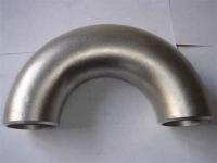 China Sanitary 304 316L Stainless Steel 180 Degree Elbow 1.6MPA Welding Pipe Fitting for sale