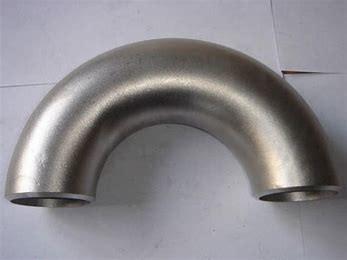 China Sanitary 304 316L Stainless Steel 180 Degree Elbow 1.6MPA Welding Pipe Fitting for sale