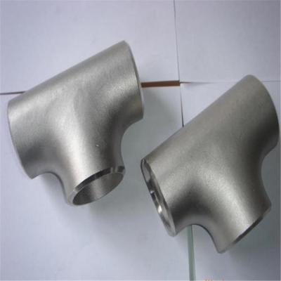 China Butt Weld Straight Tee Stainless Steel 304 316 Class 3000 6000 Industrial Pipe Fitting for sale