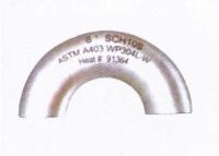 China Stainless Steel 304/316 180 Degree LR Elbow Class 3000 Butt Weld Pipe Fitting 2 Inch for sale