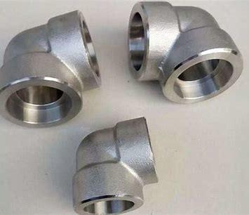 China Stainless Steel 45 Degree Socket Weld Long Radius Elbow Forged Pipe Fitting 1/2 inch for sale