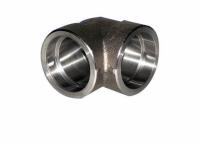 China Stainless Steel 304/316 Forged Pipe Fittings ASME B16.9 90D Socket Weld Elbow 1/2-8 Inch for sale