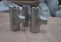 China Stainless Steel Tee Pipe Branch 3000 Psi 1000°F Welded Connection for sale