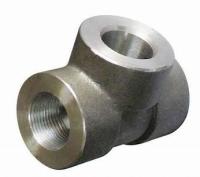 China Threaded Female Tee Stainless Steel Forged Pipe Fittings ASME B16.5 1/2 to 4 Inch for sale