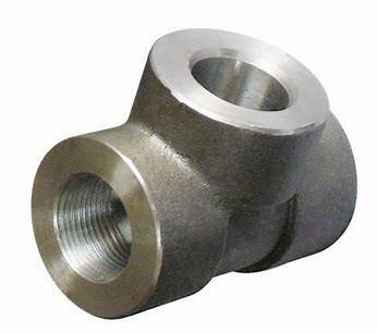 China Threaded Female Tee Stainless Steel Forged Pipe Fittings ASME B16.5 1/2 to 4 Inch for sale