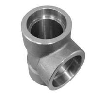 China ASME B16.9 Schedule 40 Stainless Steel 304 Socket Weld Equal Tee Pipe Fitting for sale