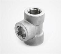 China ASME B16.9 Schedule 40 Stainless Steel Equal Tee 304 316 Threaded Pipe Fitting for sale