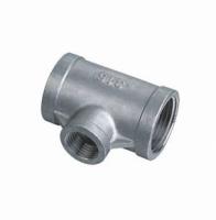 China Stainless Steel Reducing Unequal Tee Threaded Pipe Fitting 304 316L DN10 DN300 for sale