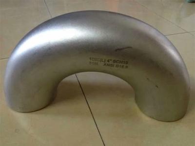 China Stainless Steel 304 180 Degree LR Elbow Class 3000 Butt Weld Pipe Fitting 2 Inch for sale