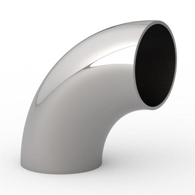 China Stainless Steel Butt Weld 90 Degree Elbow 4 Inch Sch40 Long Radius Pipe Fitting for sale