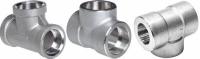 China 316 Stainless Steel Socket Welding Tee 3 Inch Sch 30 Forged Pipe Fitting ASTM for sale