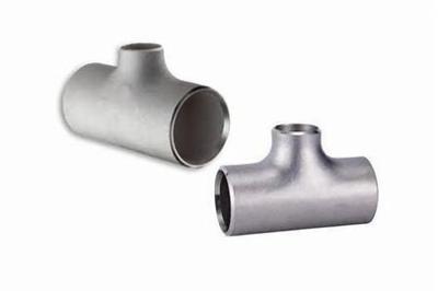 China Sanitary Stainless Steel Butt Weld Unequal Tee Pipe Fitting 1/4 to 8 Inch ASME BPE 316L for sale
