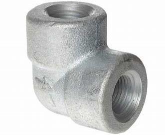China 90 Degree Threaded Elbow Stainless Steel Pipe Fitting 1/2 to 48 Inch Forged Connector for sale