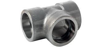 China Incoloy 825 1/4 Inch SCH40 Socket Welding Tee ASME B16.11 High Temperature Forged Pipe Fitting for sale