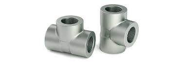 China Hastelloy C276 Threaded Tee ASME B16.11 SCH80 1-24 Inch Nickel Alloy Pipe Fitting for sale