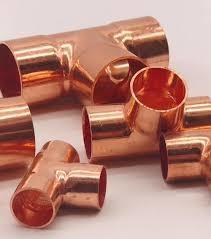 China Copper Nickel Equal Tee Pipe Fittings Butt Weld 3-20 Inch Custom Size for sale