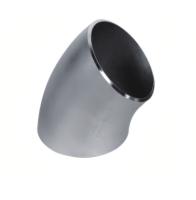 China 2 Inch 45 Deg Butt Weld Elbow LR BW Sch80 Stainless Steel 304 Seamless Pipe Fitting for sale