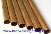 China Seamless CuNi 90/10 Copper Nickel Tube 0.8-1.5mm Wall Thickness 6-8mm OD for sale