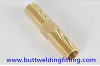 China 3/16 Inch Brass Compression Pipe Fitting Union ASME B16.9 Forged 1/16 to 1-1/2 Inch for sale