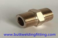 China Forged Copper Pipe Nipple Male High Pressure 4 Inch Threaded Fitting for sale