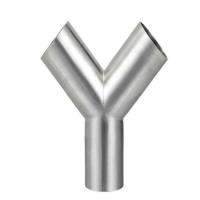 China Copper Y Type Tee Fitting Refrigeration Butt Weld Connector 6mm x 0.8mm for sale