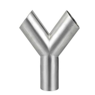 China Copper Y Type Tee Fitting Refrigeration Butt Weld Connector 6mm x 0.8mm for sale