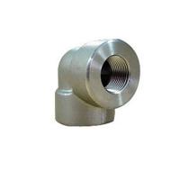 China CUNI 90/10 1 1/2 Inch 90 Degree Forged Elbow Socket Weld Capillary Ends ASME B16.11 for sale