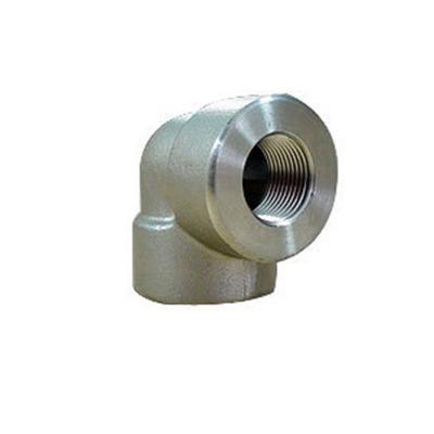 China CUNI 90/10 1 1/2 Inch 90 Degree Forged Elbow Socket Weld Capillary Ends ASME B16.11 for sale