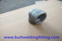 China UNS S32750 Forged 90 Degree Socket Welded Elbow ASME B16.11 3/4 Inch for sale
