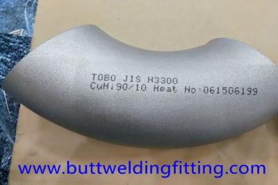China Copper Nickel 90/10 90 Degree LR Elbow Butt Weld Fittings 4 Inch SCH10S ANSI B16.9 for sale