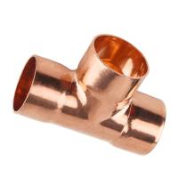 China Copper Nickel Equal Tee Pipe Fitting 3-20 Inch Custom Size Sanitary Tee for sale